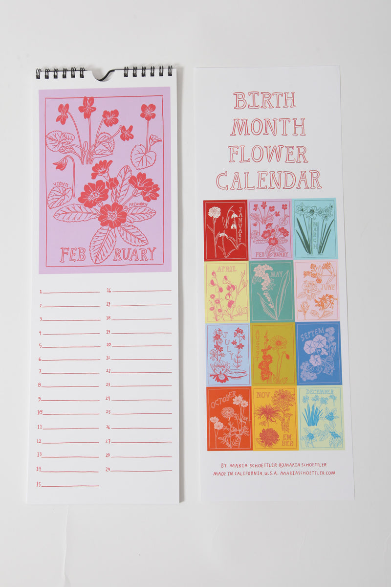 Perennial Birth Month Flower Calendar – Gravel & Gold