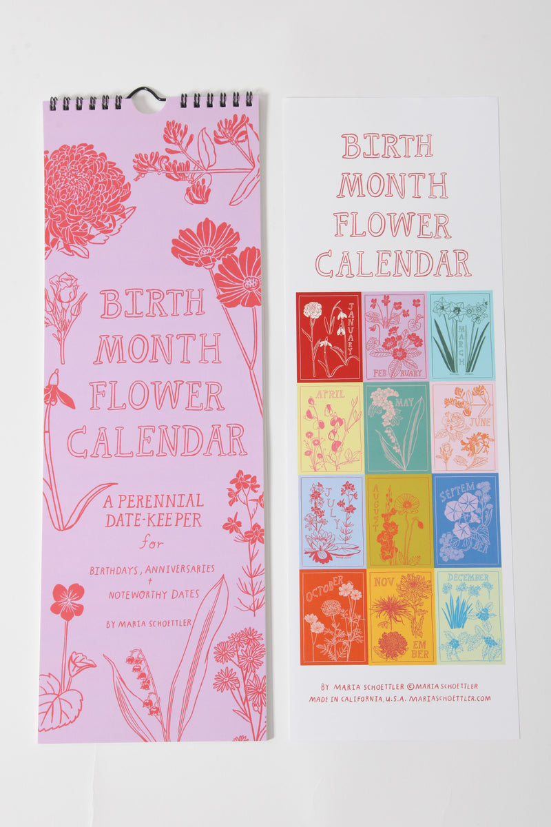 Perennial Birth Month Flower Calendar – Gravel & Gold