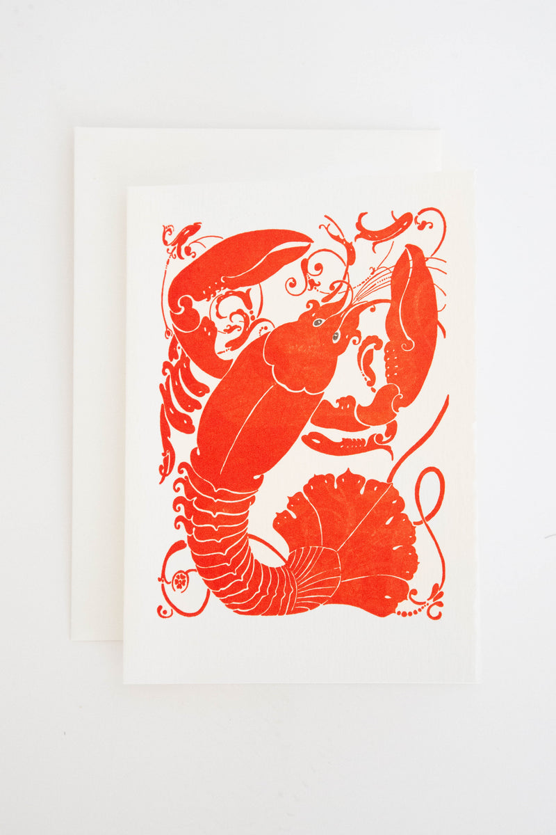 Lobster Card – Gravel & Gold
