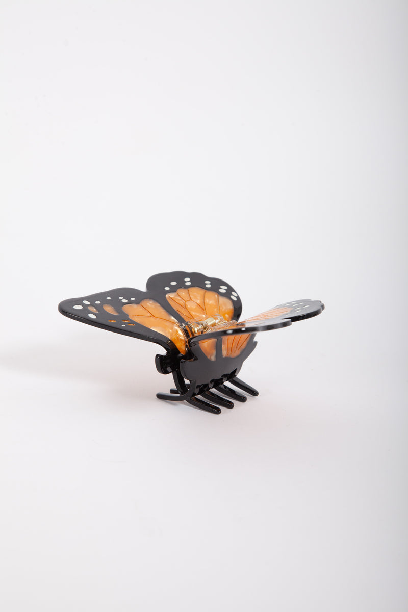 Orange Monarch Butterfly - Claw Clip – Gravel & Gold