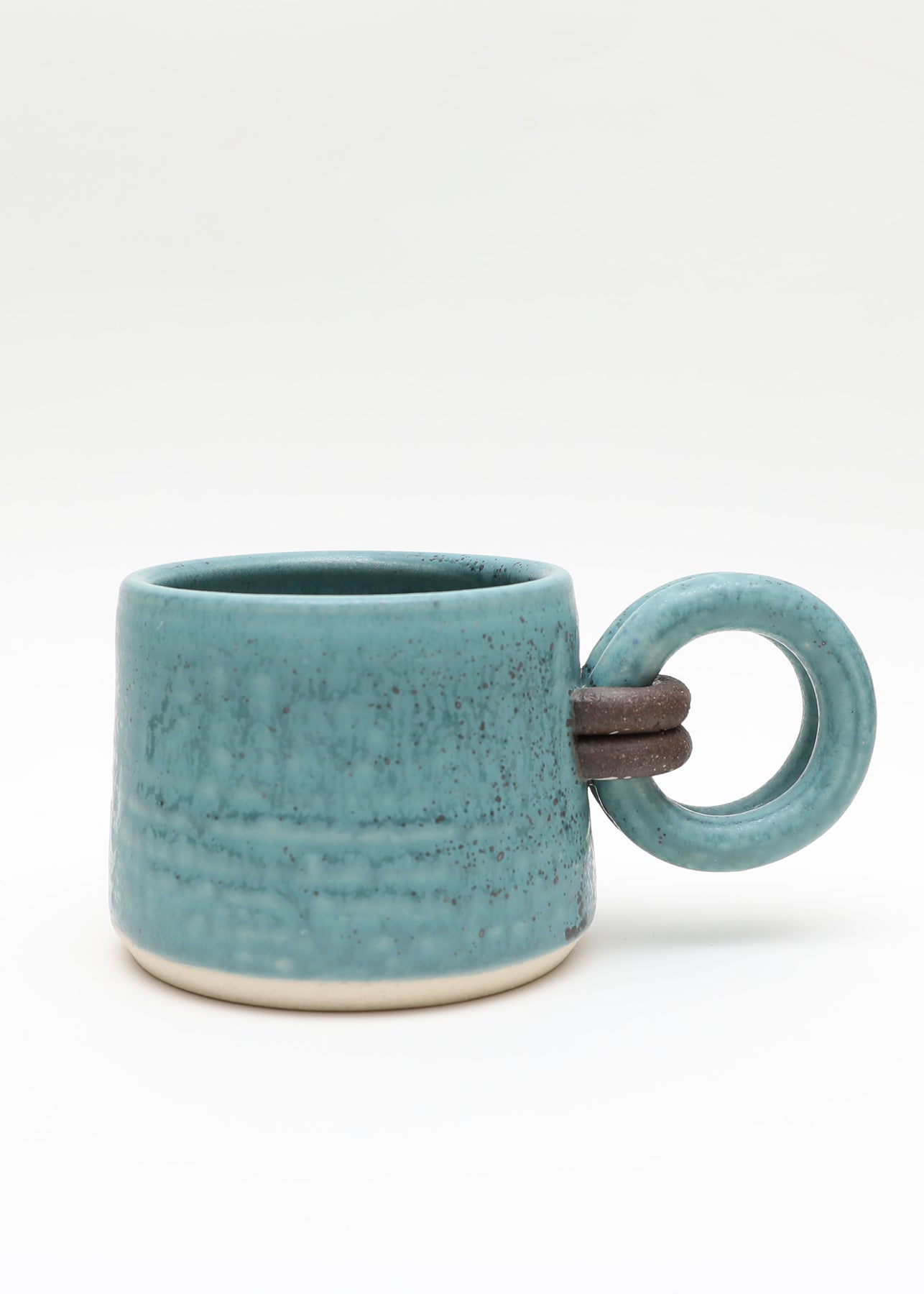 Loop Handle Mug - Turquoise – Gravel & Gold