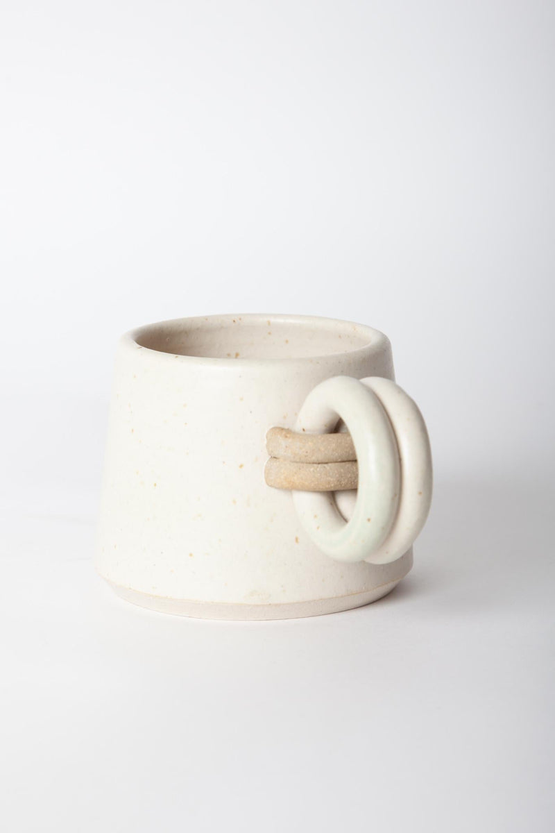 Loop Handle Mug - White Ash – Gravel & Gold