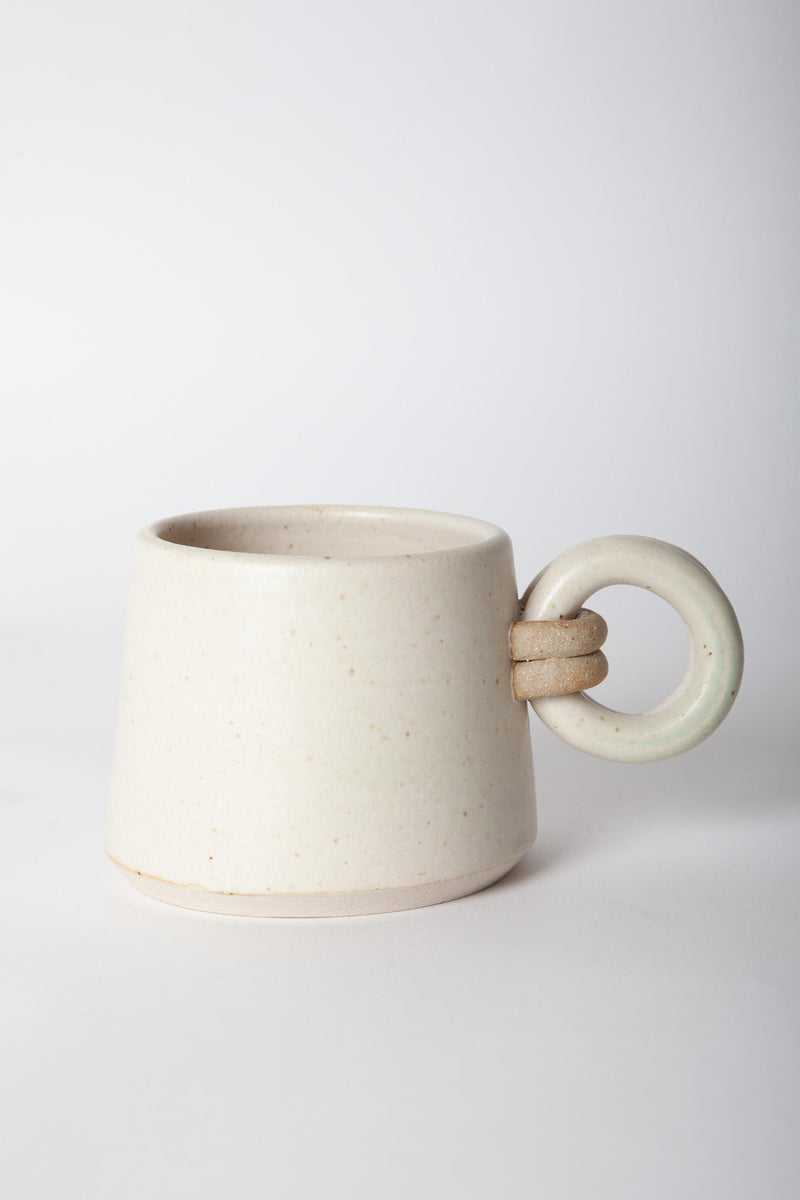 Loop Handle Mug - White Ash – Gravel & Gold